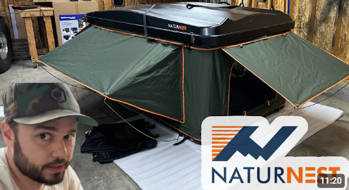 Unboxing the new NaturNest rooftop tent model This is one of the cheap ...